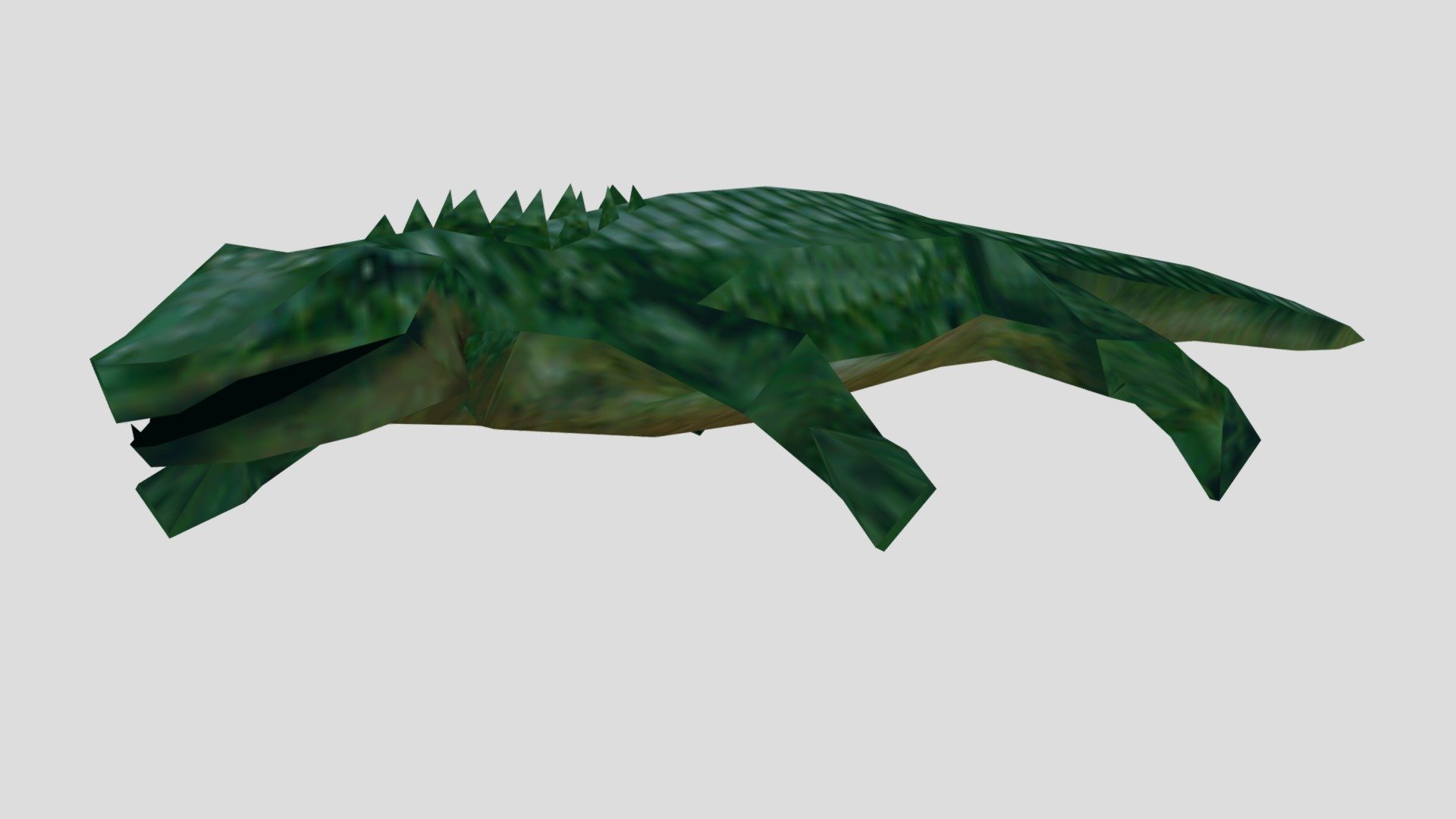 TLW: Jurassic Park(PS1) - Parasuchus - Download Free 3D model by ...