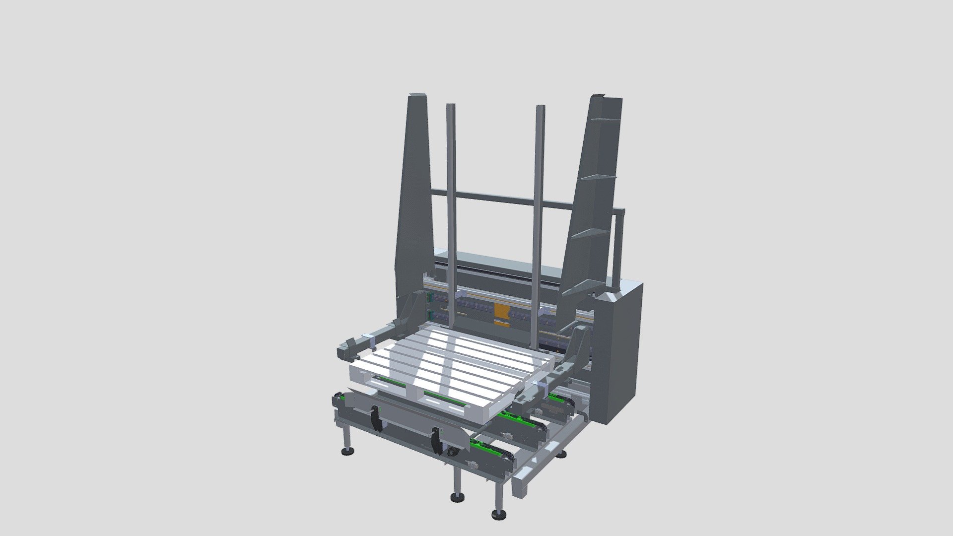 Pallet Stacker - 3D model by intralog [e8b5ee5] - Sketchfab