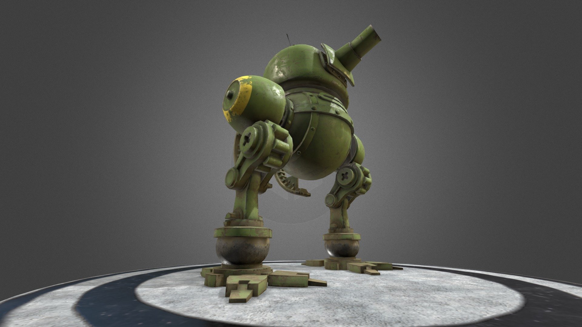 Chicken tank - game ready - 3D model by Sweed (@SweeD_tort) [e8b6dc3 ...