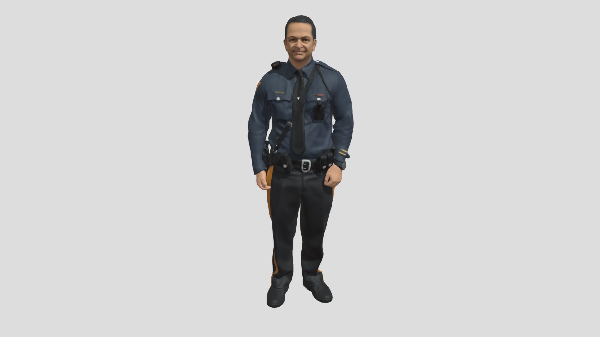 Police_001 - 3D model by mein3d.net [e8b70bd] - Sketchfab