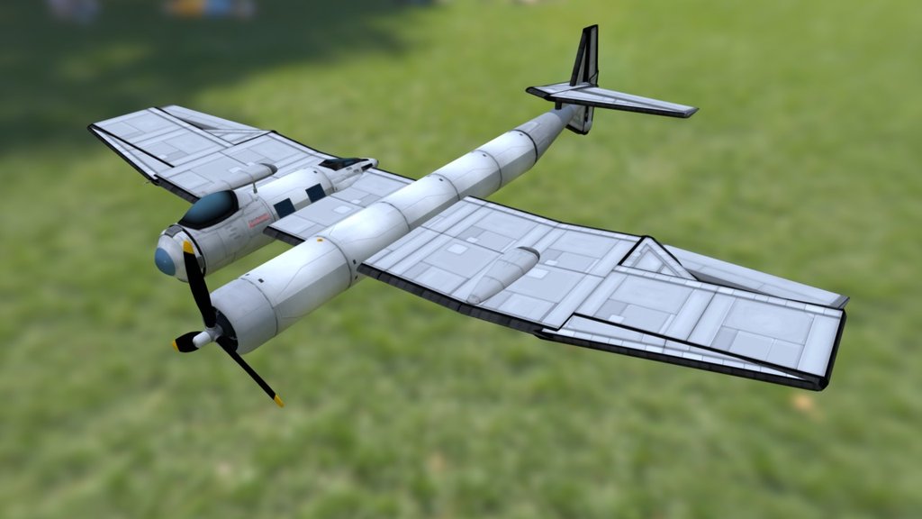 KSP Blohm & Voss BV 141 - 3D model by Carcharoth [e8b7557] - Sketchfab