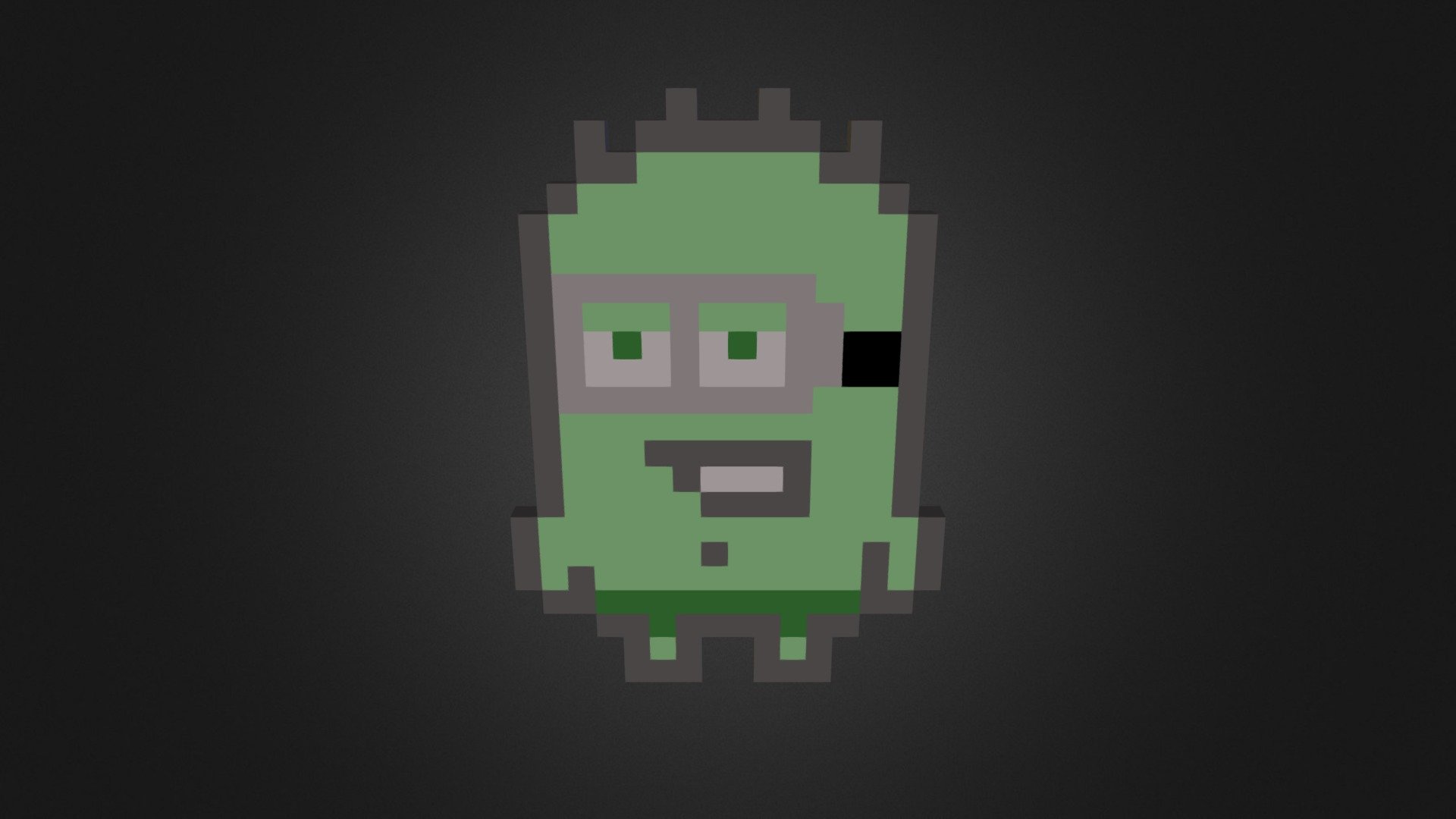 CUBE Minion Hunk - 3D model by treebuild [e8b7729] - Sketchfab