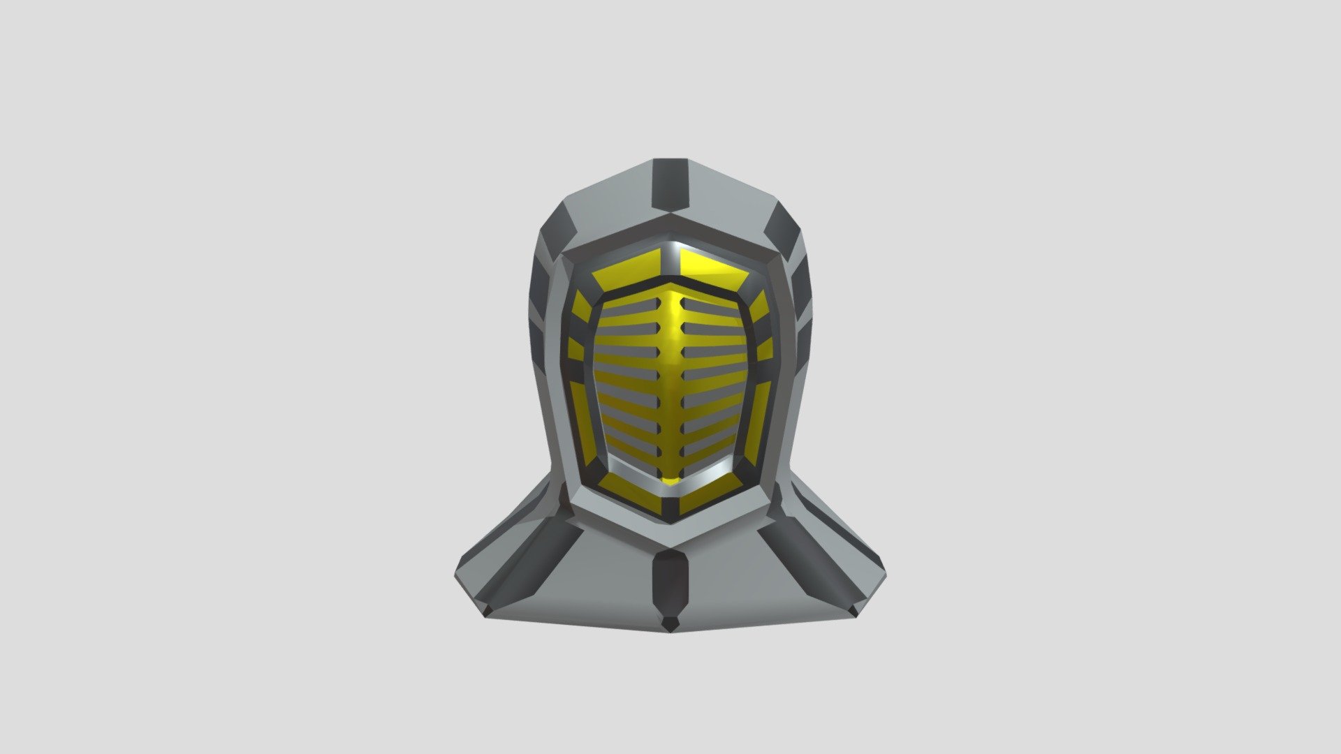 FREE Fencing Mask Low-poly - Download Free 3D model by 3d.t.d.r ...