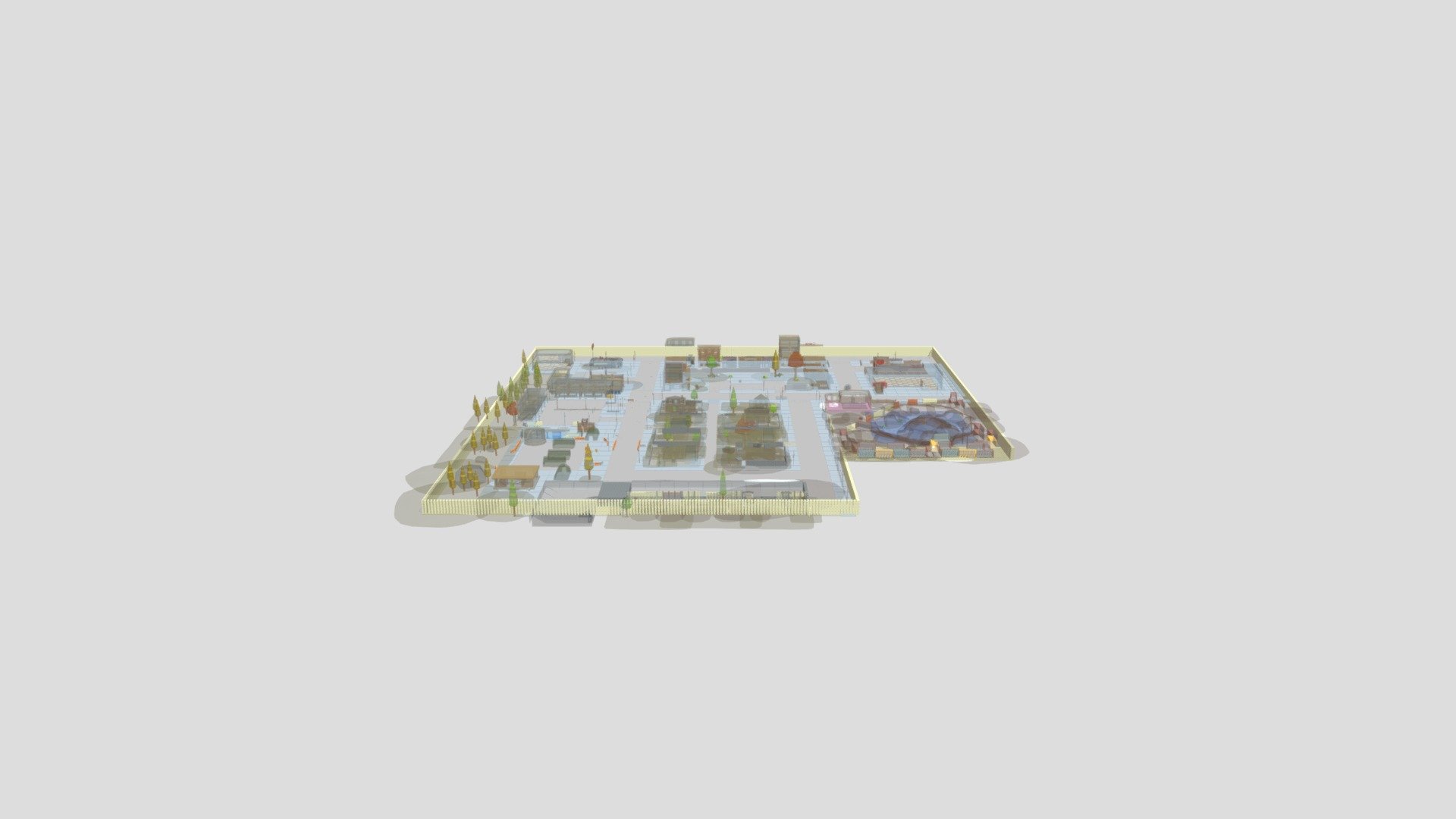 town3f-partially-complete (1) - 3D model by ︻╦デ╤━╼Bumknm44k modeli ...
