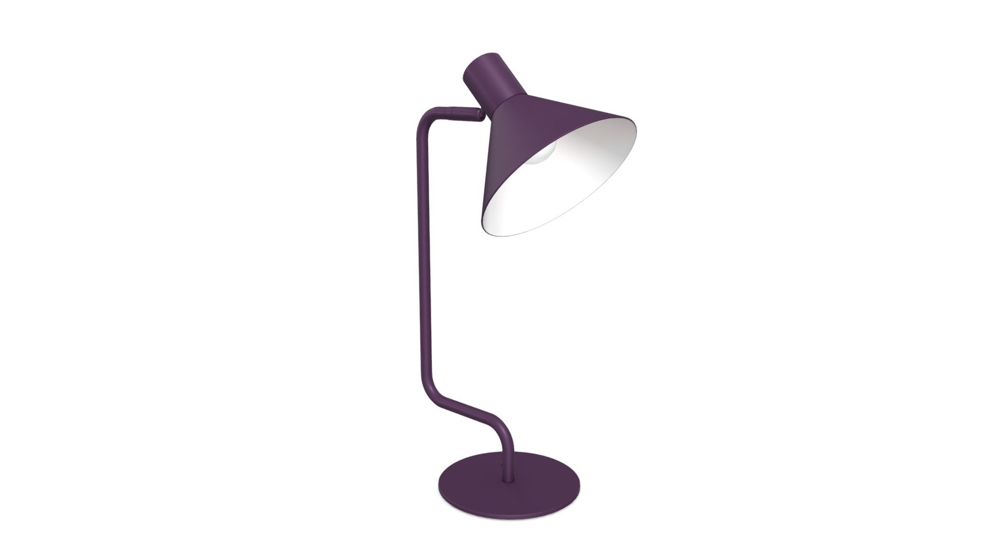 Truman Task Table Lamp, Matt Purple - Download Free 3D model by MADE.COM (@made-it) [e8b8fc4 ...