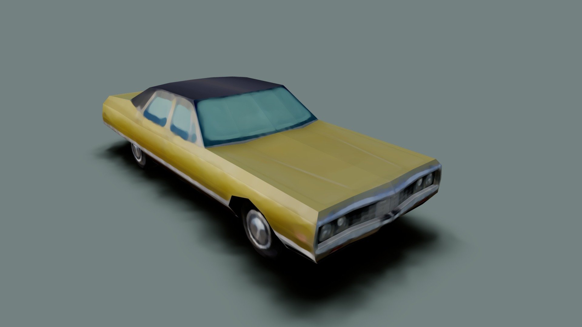 Low Poly Retro Car - 3D model by BetelgeuseMan [e8b91f0] - Sketchfab