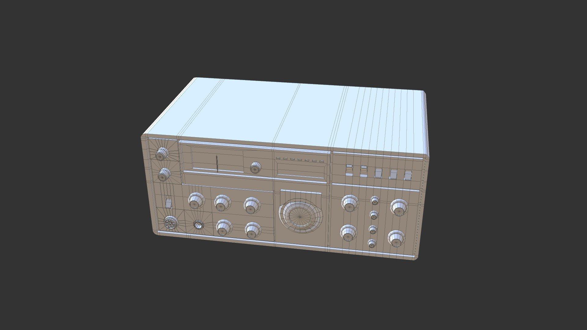 Radio - 3D model by leitao.augustin [e8ba638] - Sketchfab