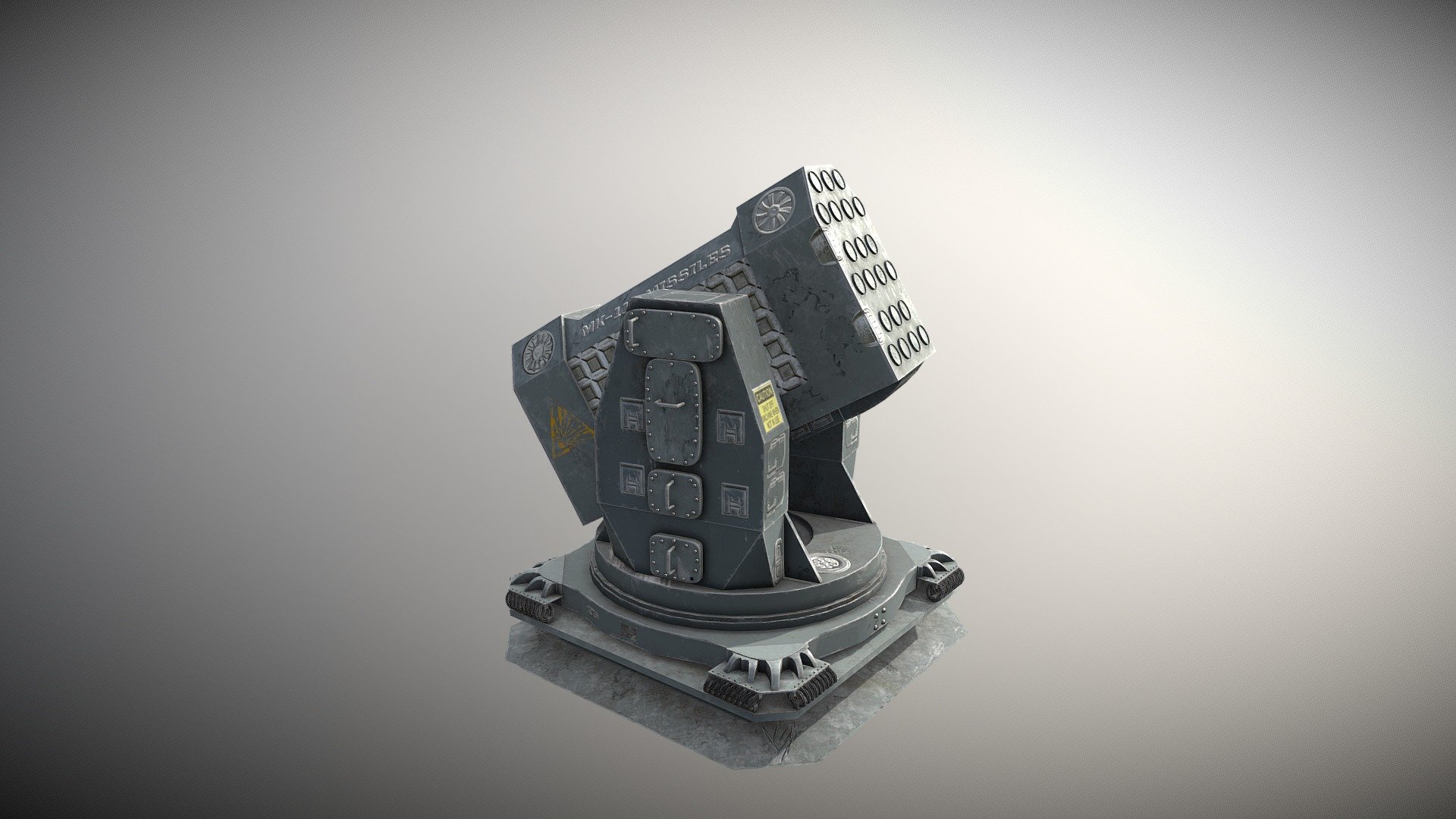Rocket Launcher - 3D model by Robin.De.Paepe [e8babc5] - Sketchfab