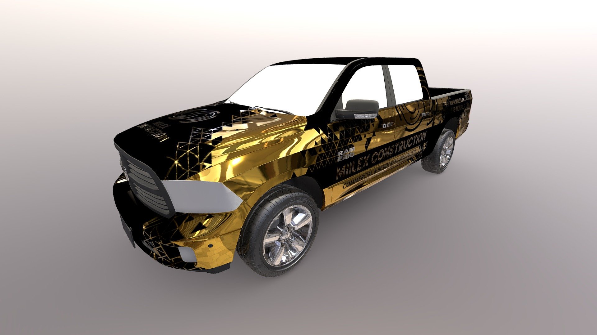 DODGE RAM CLASSIC 1500 - 3D model by choky_art [e8bad15] - Sketchfab