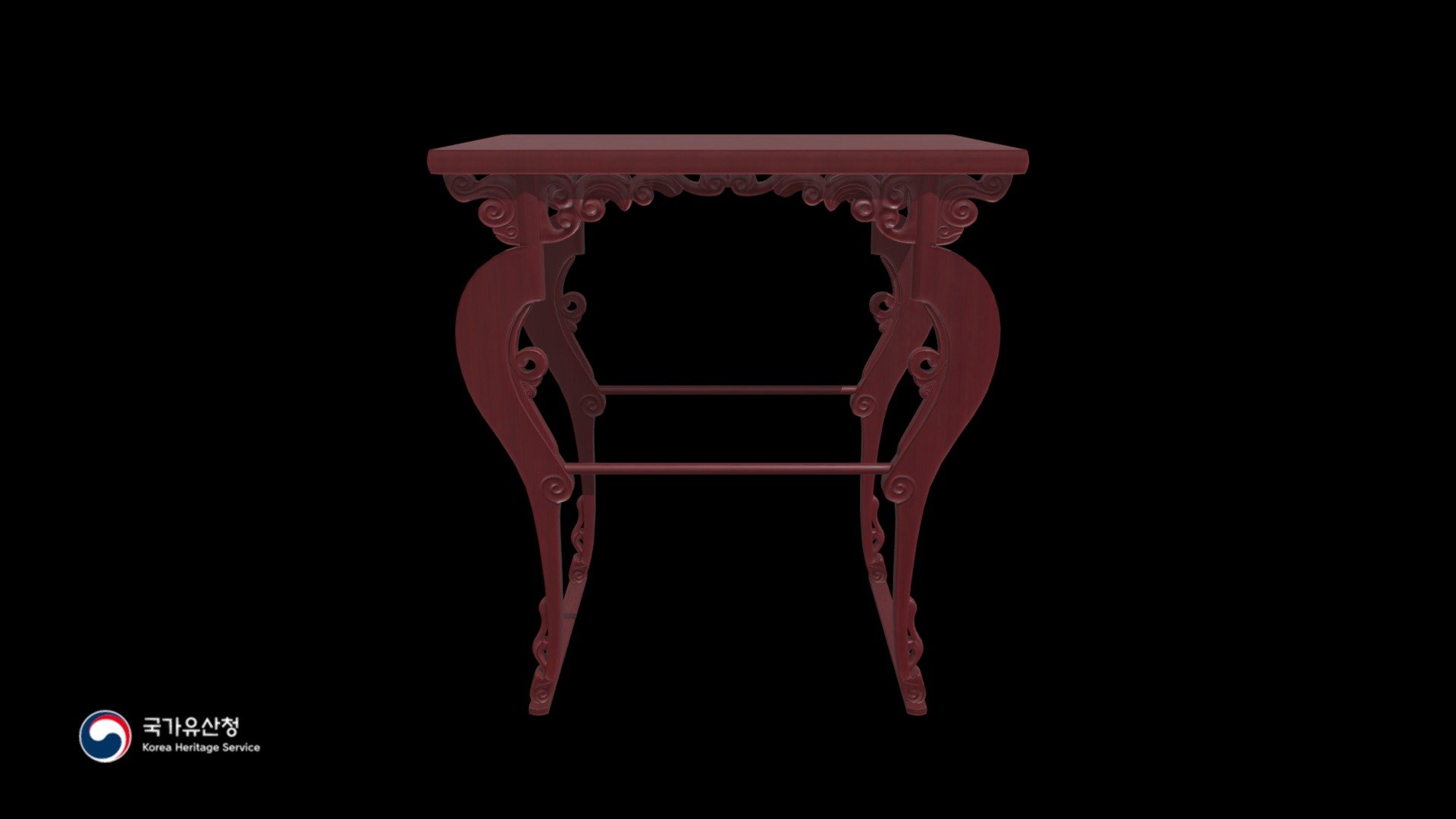 Boan(Table) - Download Free 3D model by KOREA HERITAGE SERVICE [KHS ...