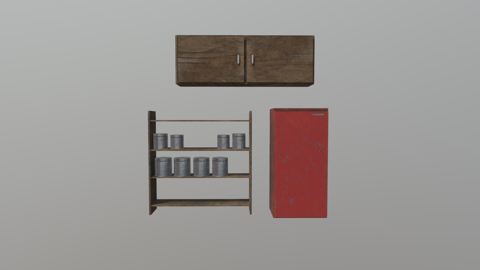 Kitchen Assets For Game - 3D model by shivanand.barne [e8bc61b] - Sketchfab