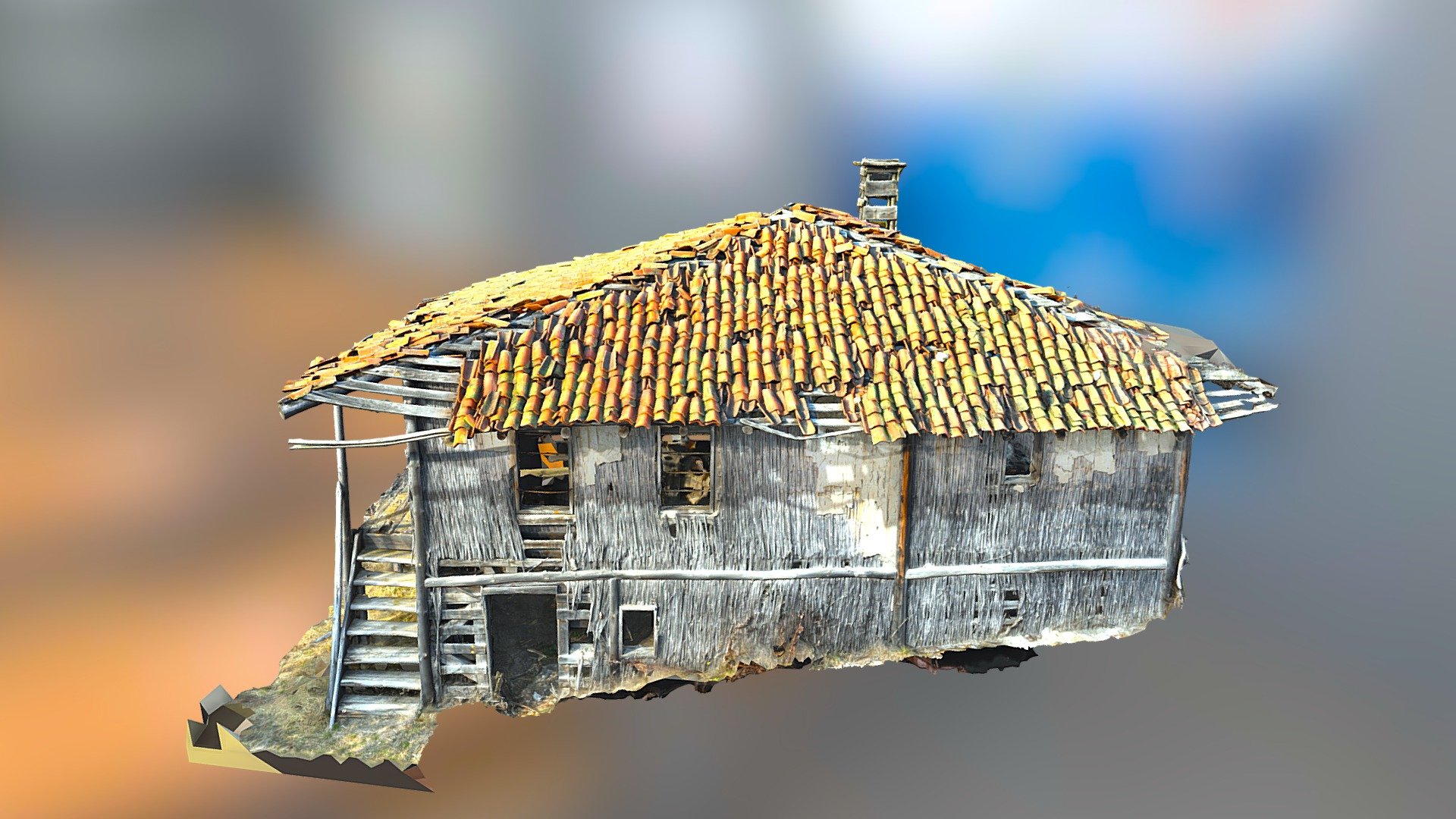 Изоставена къща Плана 3d Model By Strong94vili [e8bd413] Sketchfab