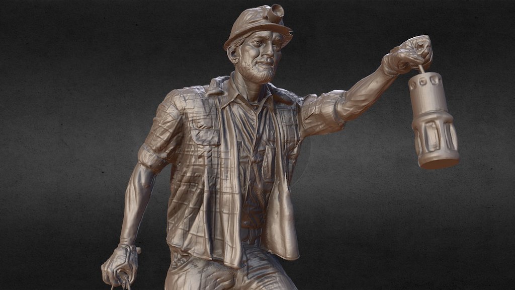 MINER 5 - 3D model by lestersculpt [e8bf853] - Sketchfab
