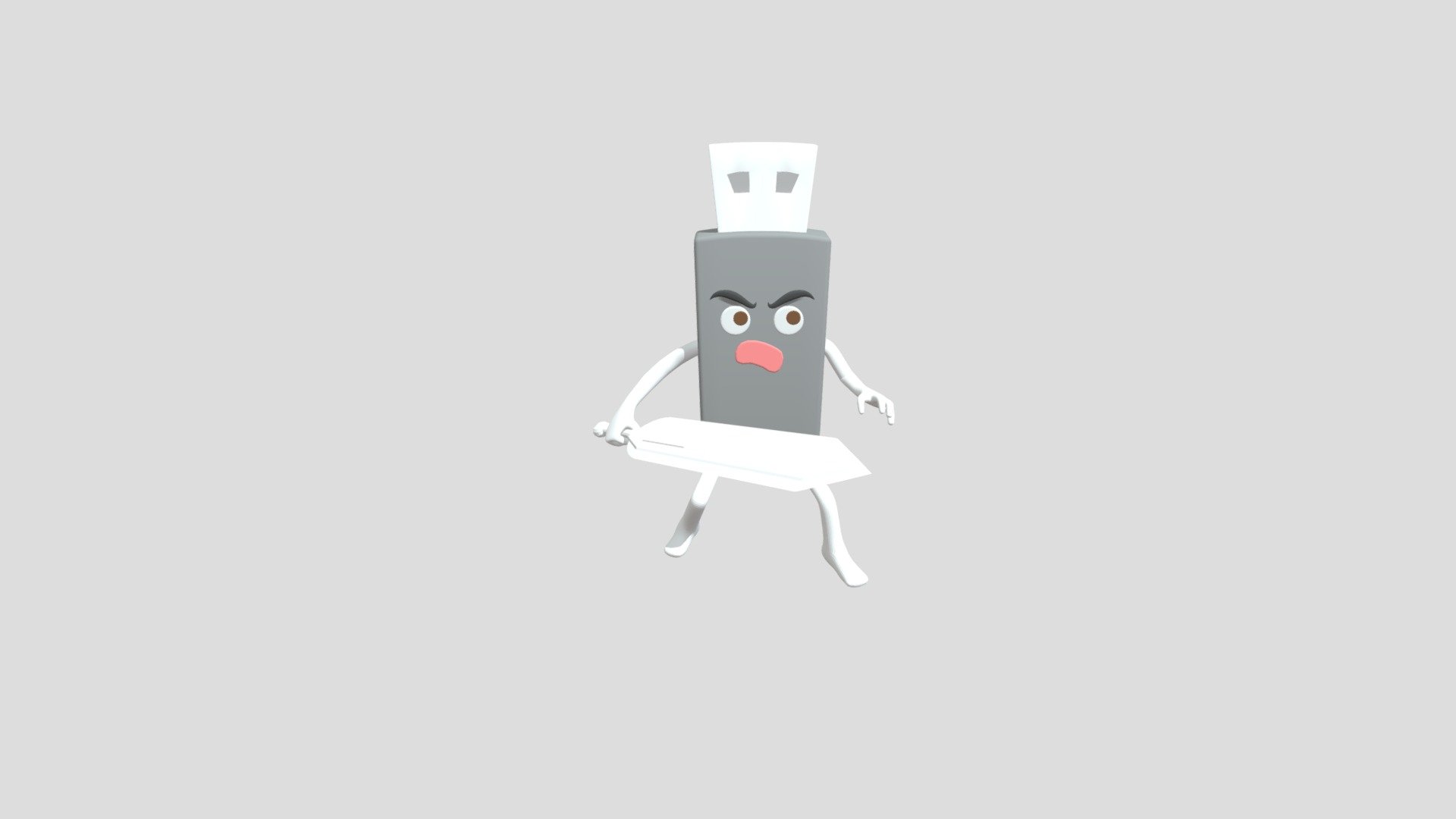 USB Cartoon - 3D model by HappyPito [e8c00fa] - Sketchfab