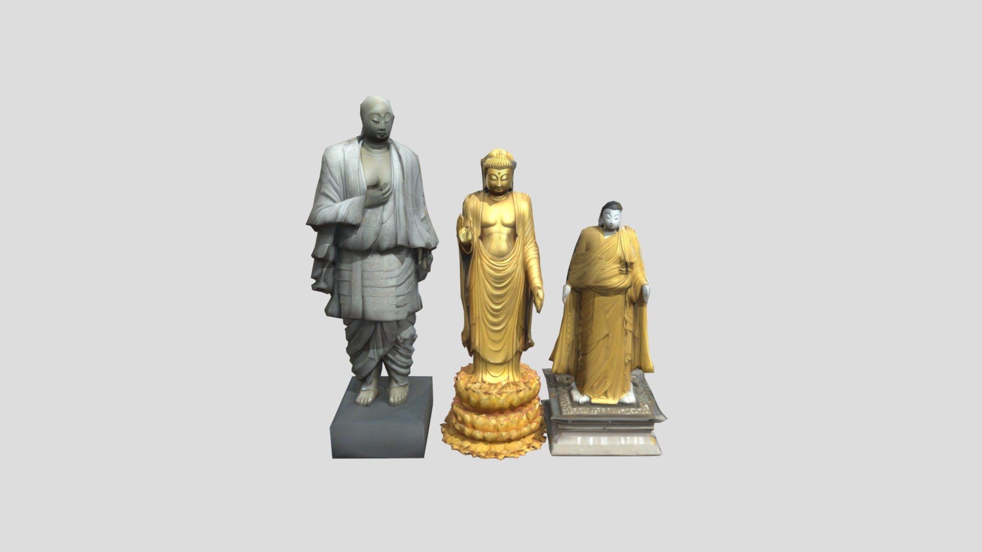 3 Tallest Statues - 3D model by vladinaumann26 [e8c1222] - Sketchfab