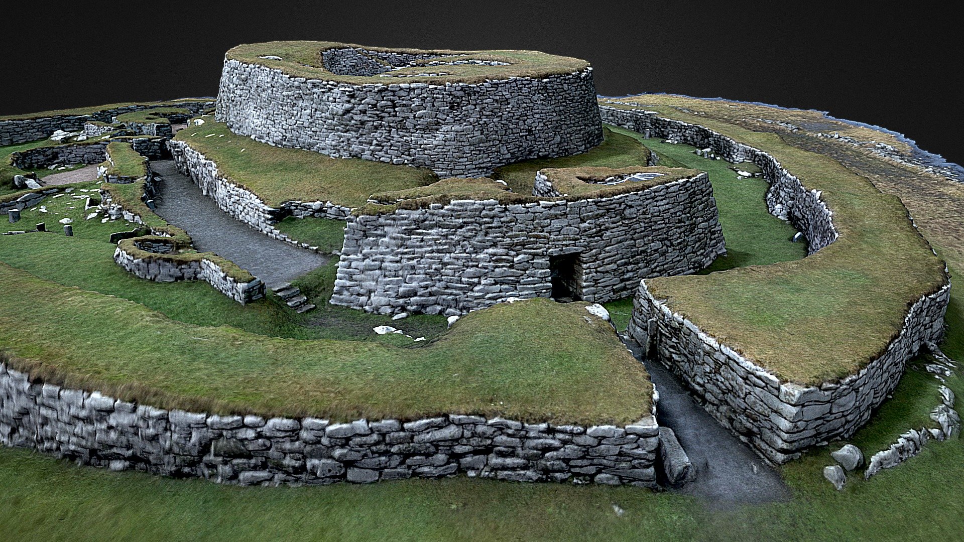 Broch of Clickimin - Download Free 3D model by Menhir (@menhir ...