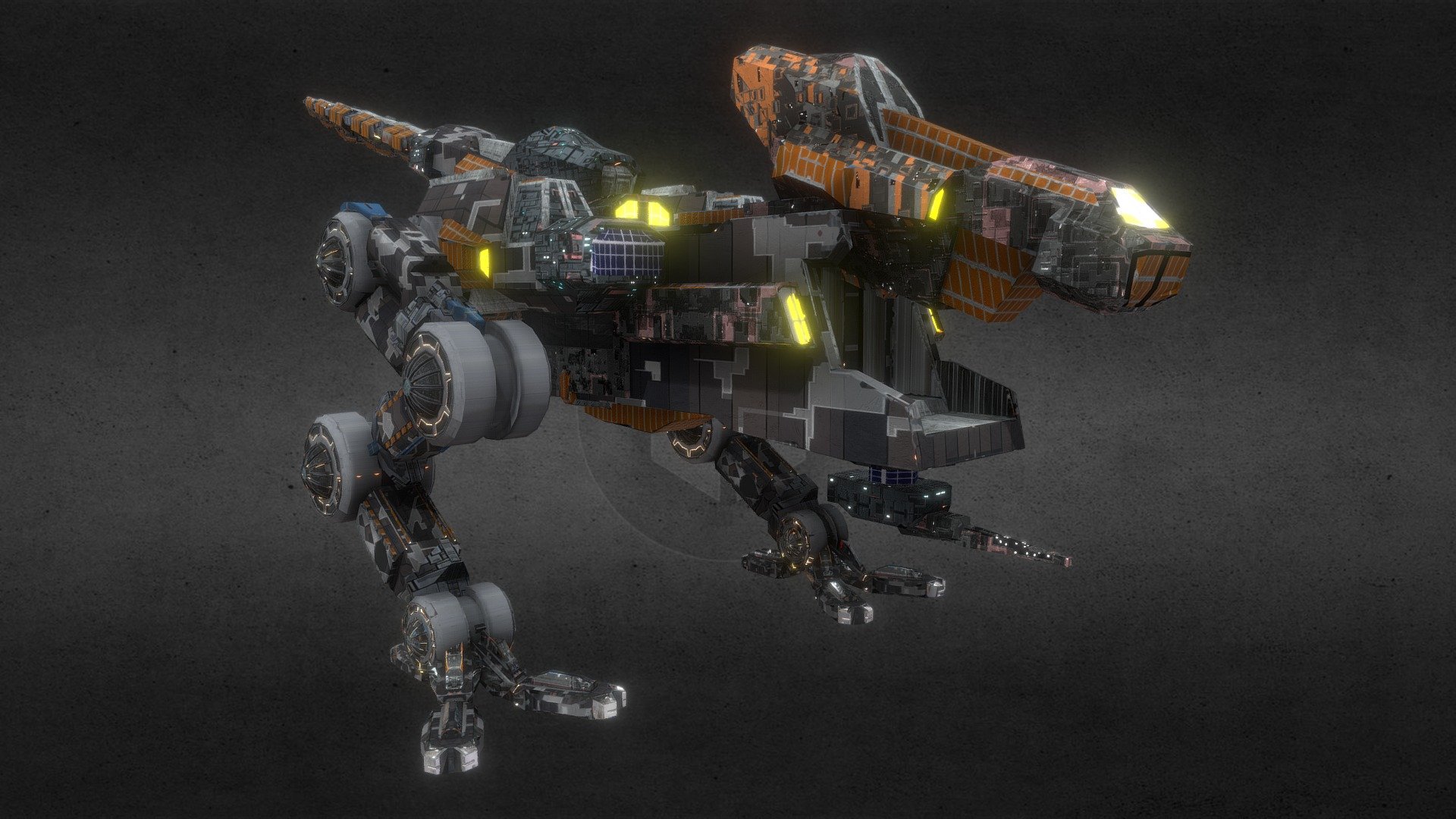 Mech - Battle Troid 03 - 3D model by jonathanmr.ilustrador [e8c2eb3 ...