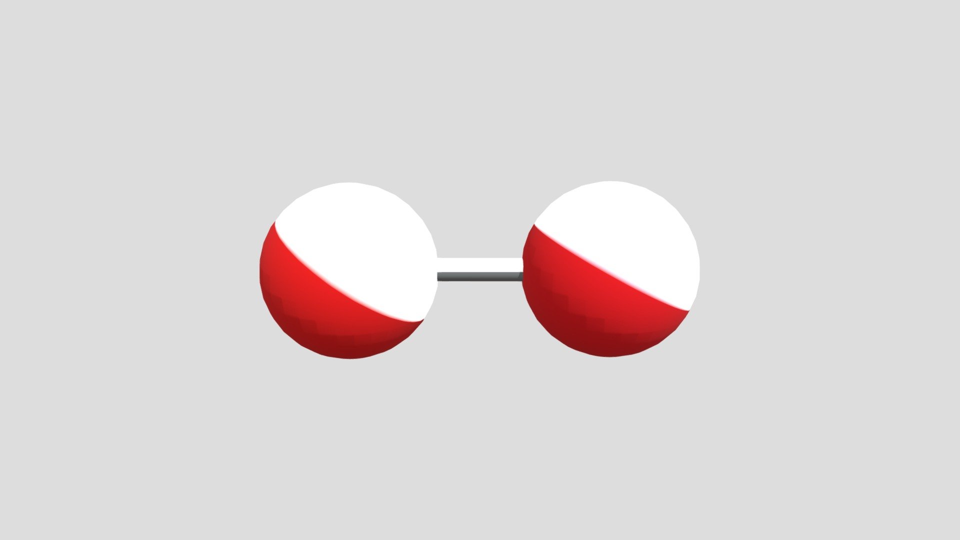 Hydrogen Red Molecule Spyridon - Download Free 3D model by spdendr ...