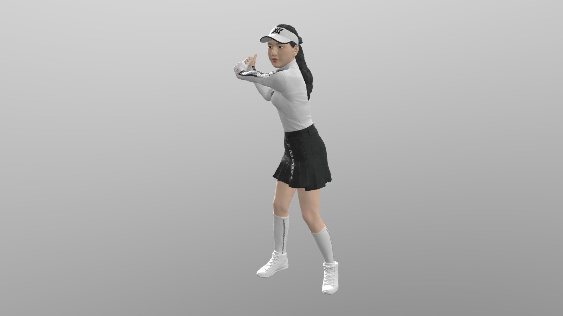 골프 샘플: 여자 // Golf sample: female - 3D model by k01074061452 [e8c43fe ...