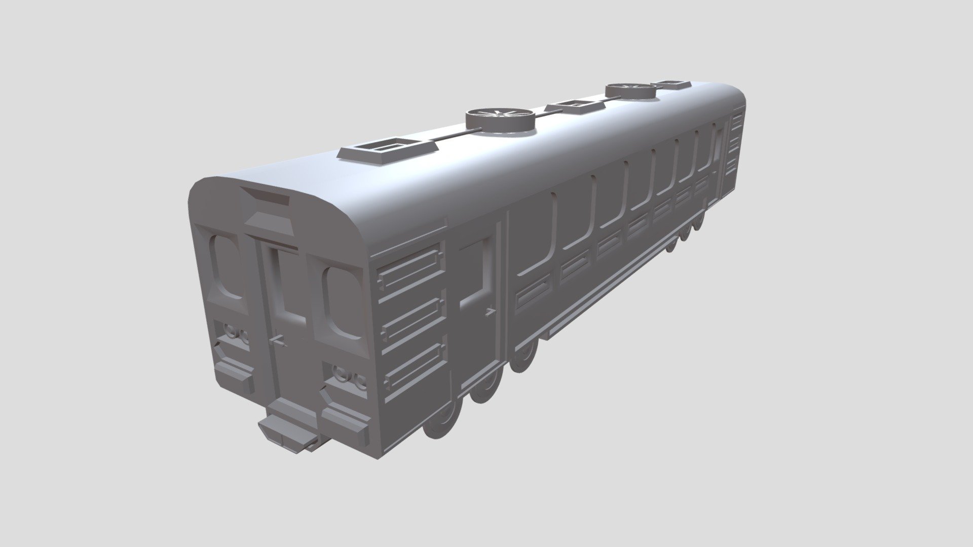 Subway Train Model - 3D model by lharvey [e8c46f2] - Sketchfab