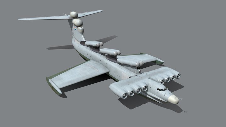 Ekranoplan 3D models - Sketchfab
