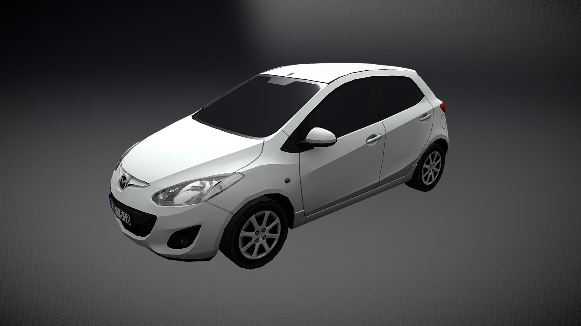 Mazda 2 (II) - 3D model by pauliaxz [e8c7686] - Sketchfab
