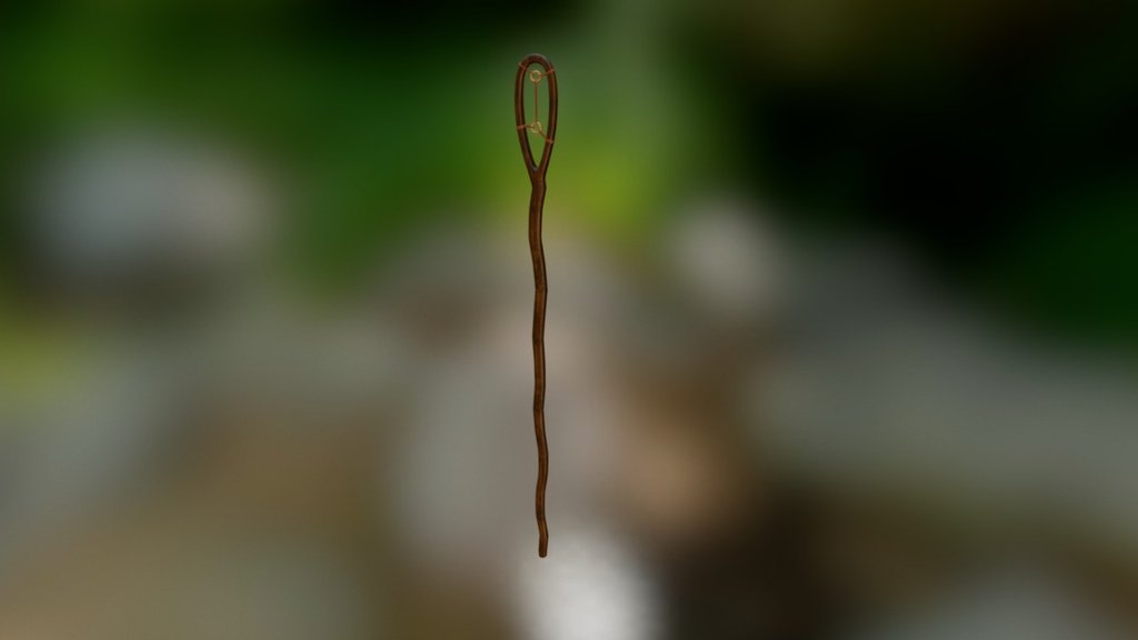 Shaman Staff Teak Copper - 3D model by adventureforgestudio [e8ca091 ...