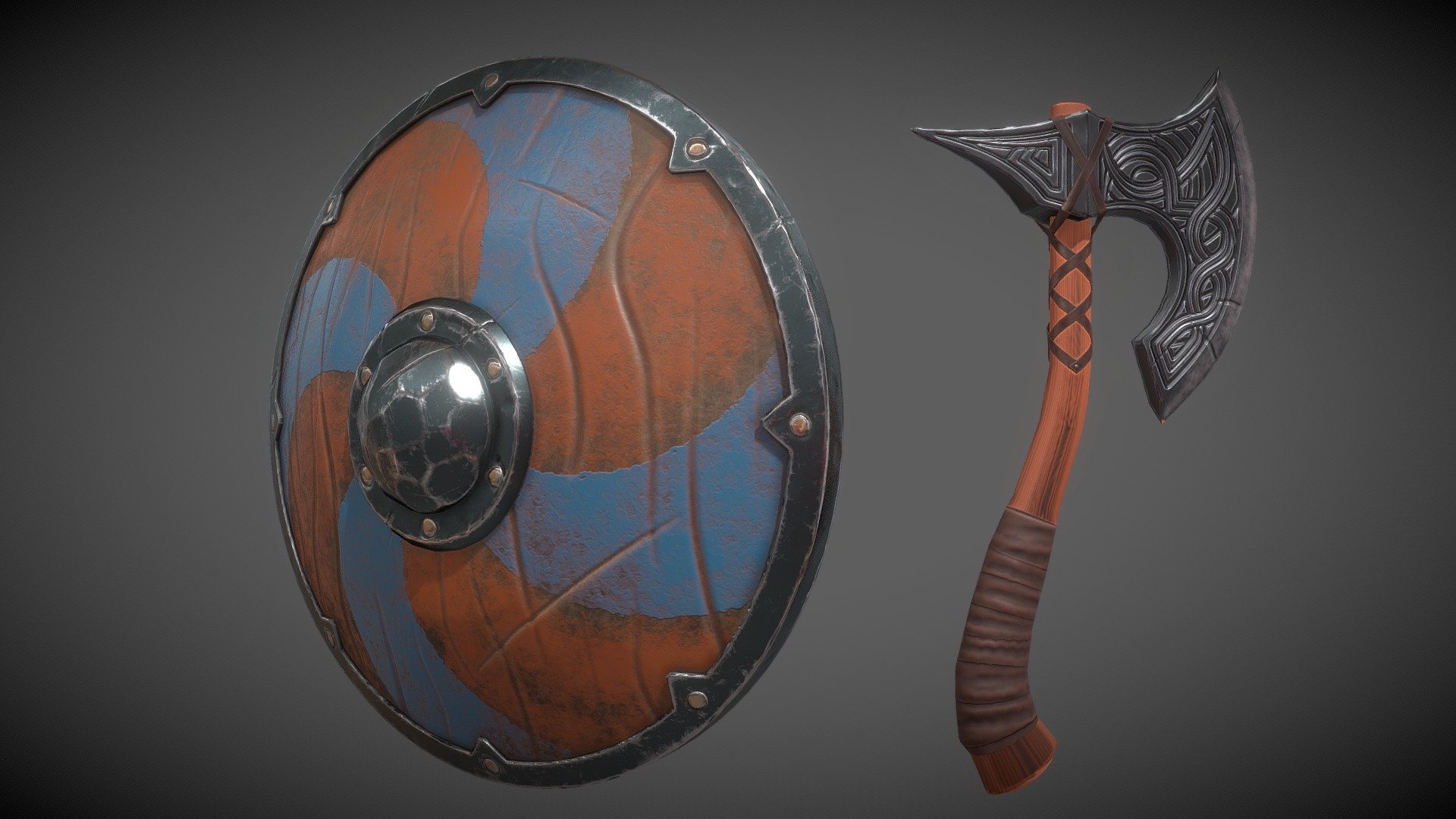 Viking Weapon - Download Free 3D model by Kantemir (@mottodor) [e8ce26d ...