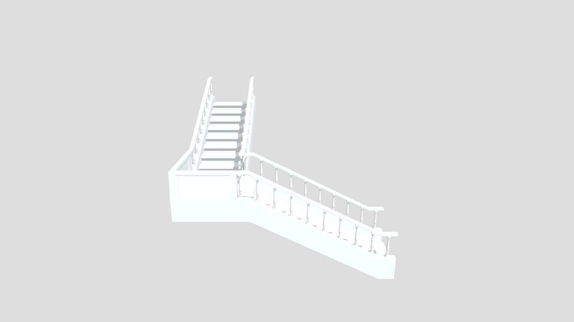 Stairs - 3D model by hannalova1991 [e8cef58] - Sketchfab