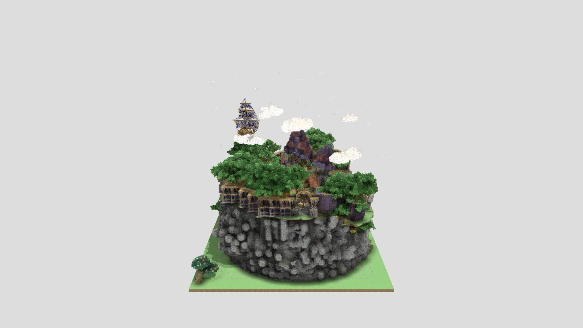 Minecraft Mushroom Spawn - 3D model by mieky [e8cf218] - Sketchfab