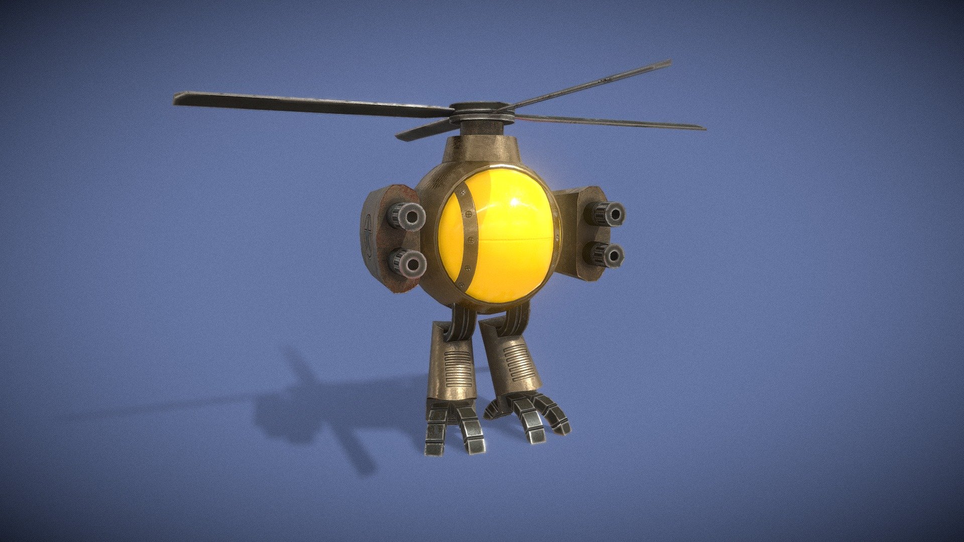 HeliCop - Buy Royalty Free 3D model by Game Art Universe ...