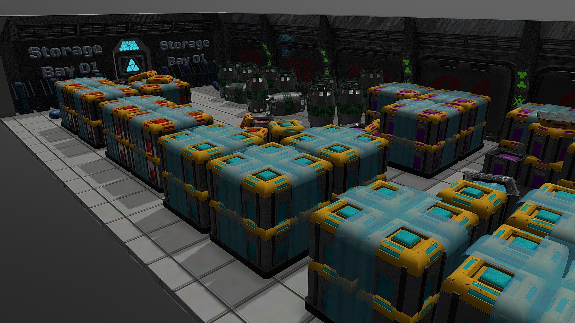 Star ship Storage Bay - 3D model by Jacob Hardman (@JDHardman) [e8cfe07 ...