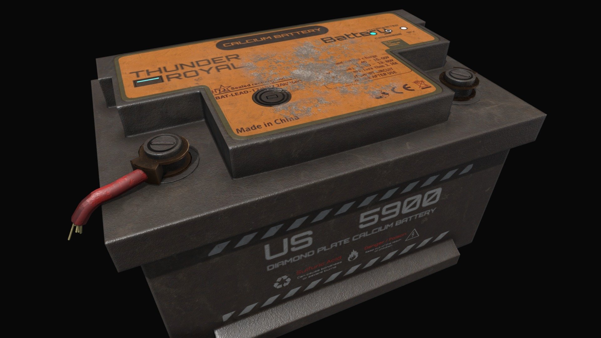 Battery - 3D model by Reberu Games (@ReberuGames) [e8d0c44] - Sketchfab