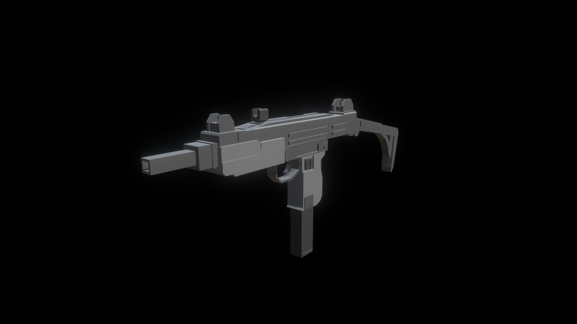 [Low Poly] UZI - Download Free 3D model by Stavich (@wichowiczs ...