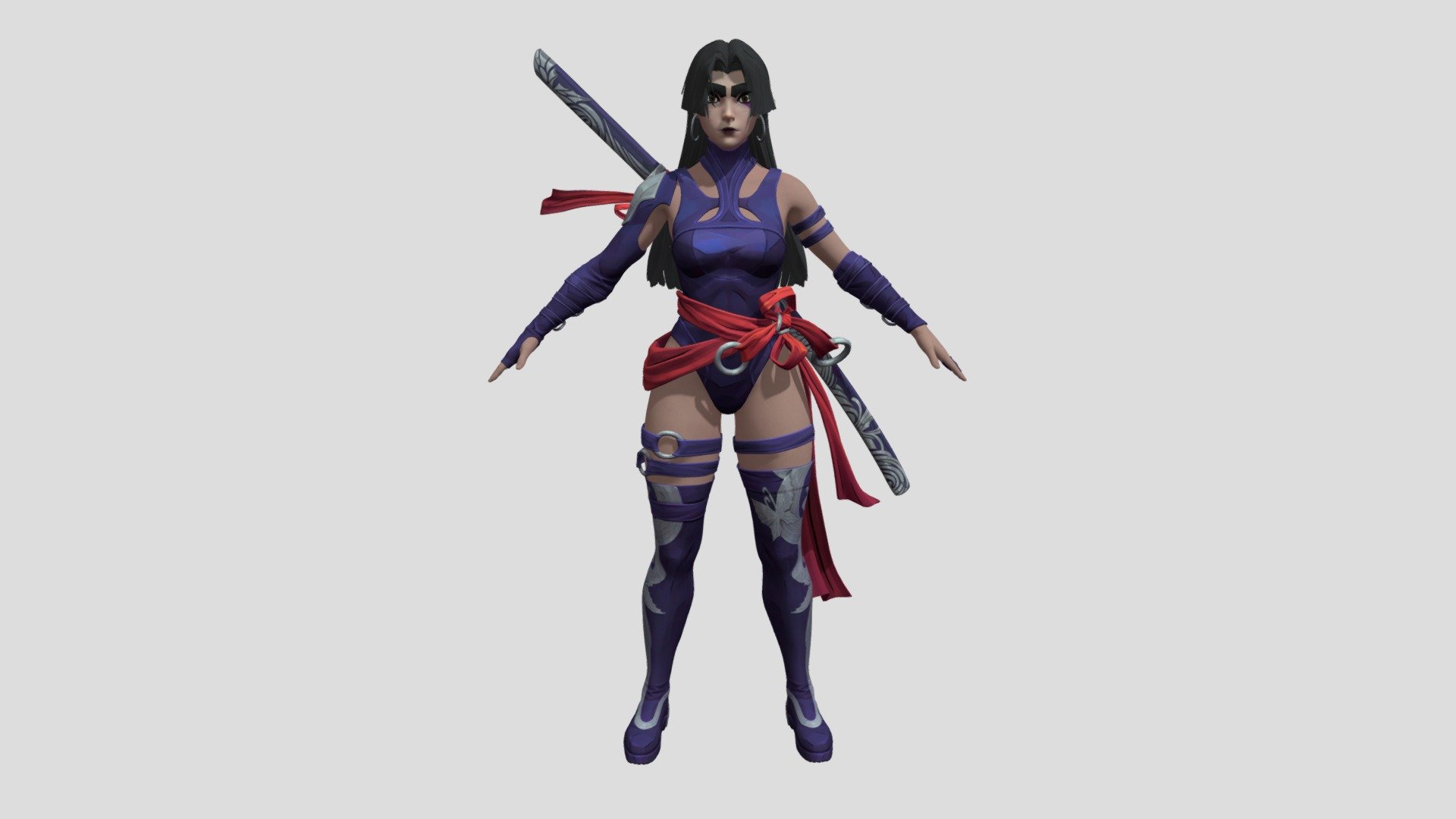 Psylocke (Vengeance) - NSFW - Marvel Rivals - Download Free 3D model by Zenirtye [e8d3bf8 ...