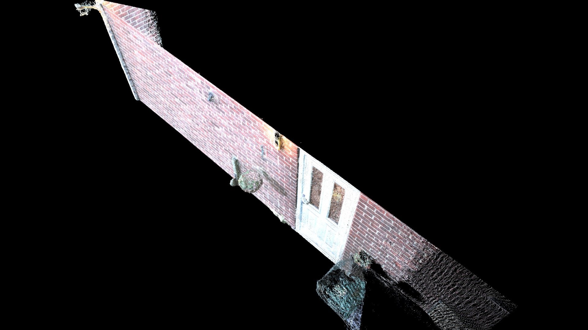Brick wall point cloud - 3D model by tomburtonwood [e8d412a] - Sketchfab