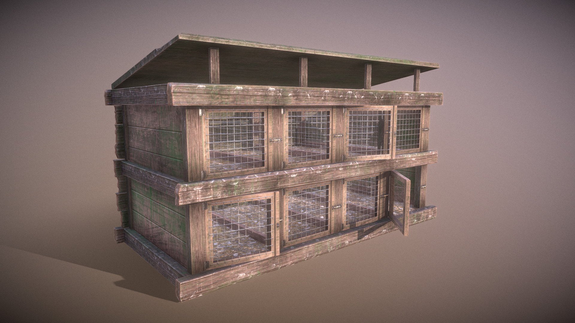 PigeonCage - 3D model by Mitchell Bekke (@MitchellBekke) [e8d4920 ...