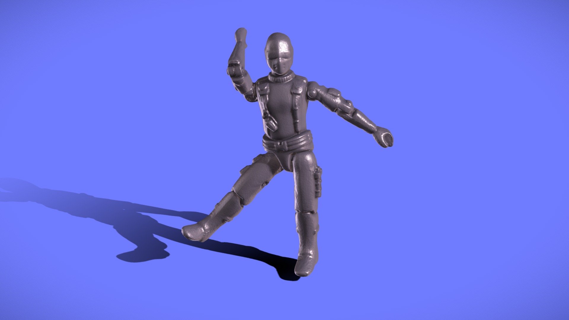 1982 G.I. JOE SNAKE EYES - 3D SCAN - - Buy Royalty Free 3D model by ...