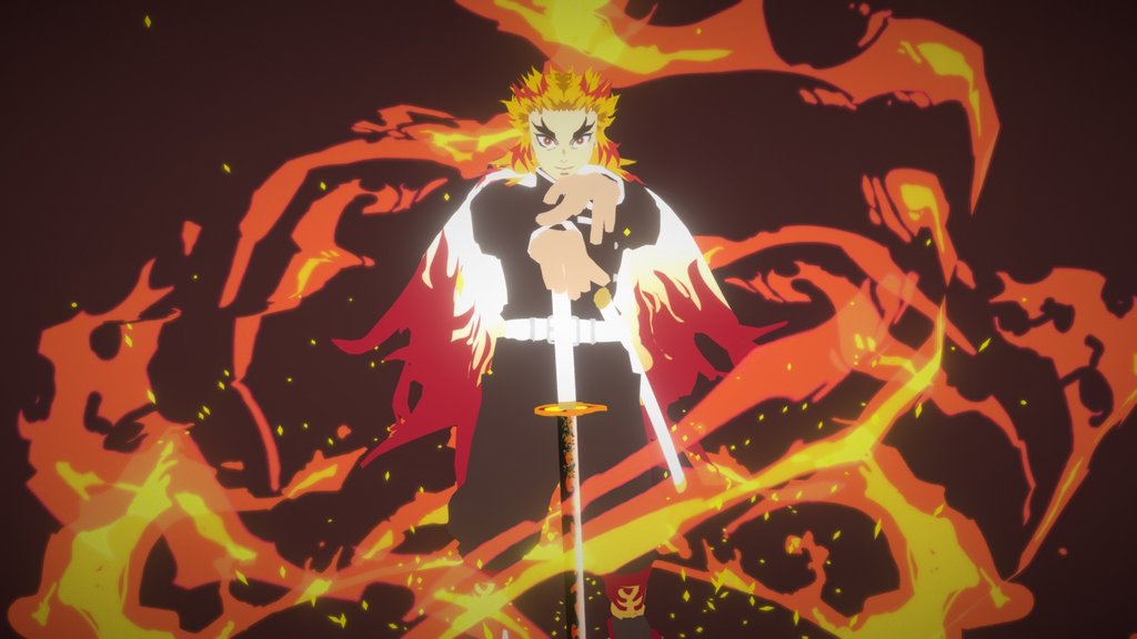 rengoku - A 3D model collection by cuauhtemoc2000 - Sketchfab