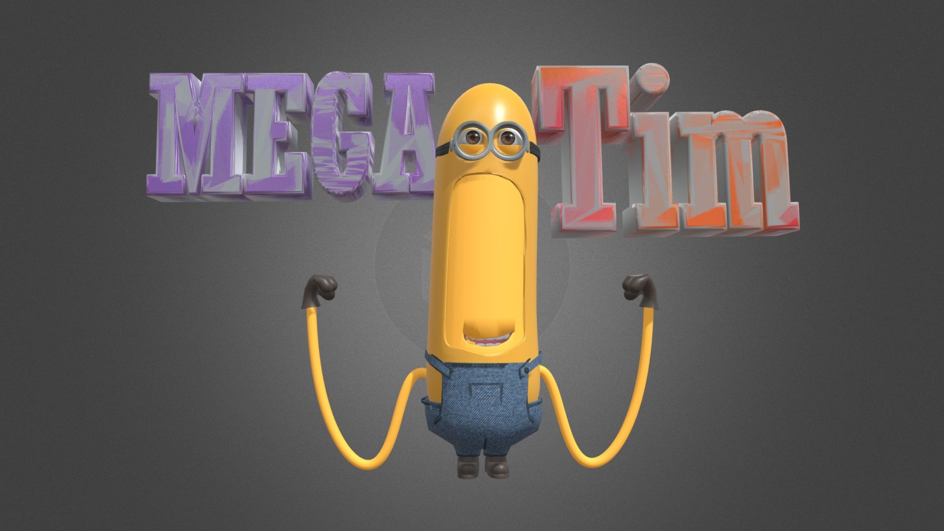mega Minions tim - 3D model by yd 3d art (@yd3dart) [e8d6980] - Sketchfab