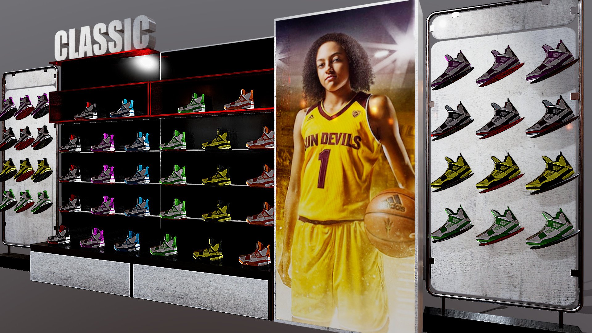 Basket Visual Merchandising (guideline) display - Download Free 3D ...