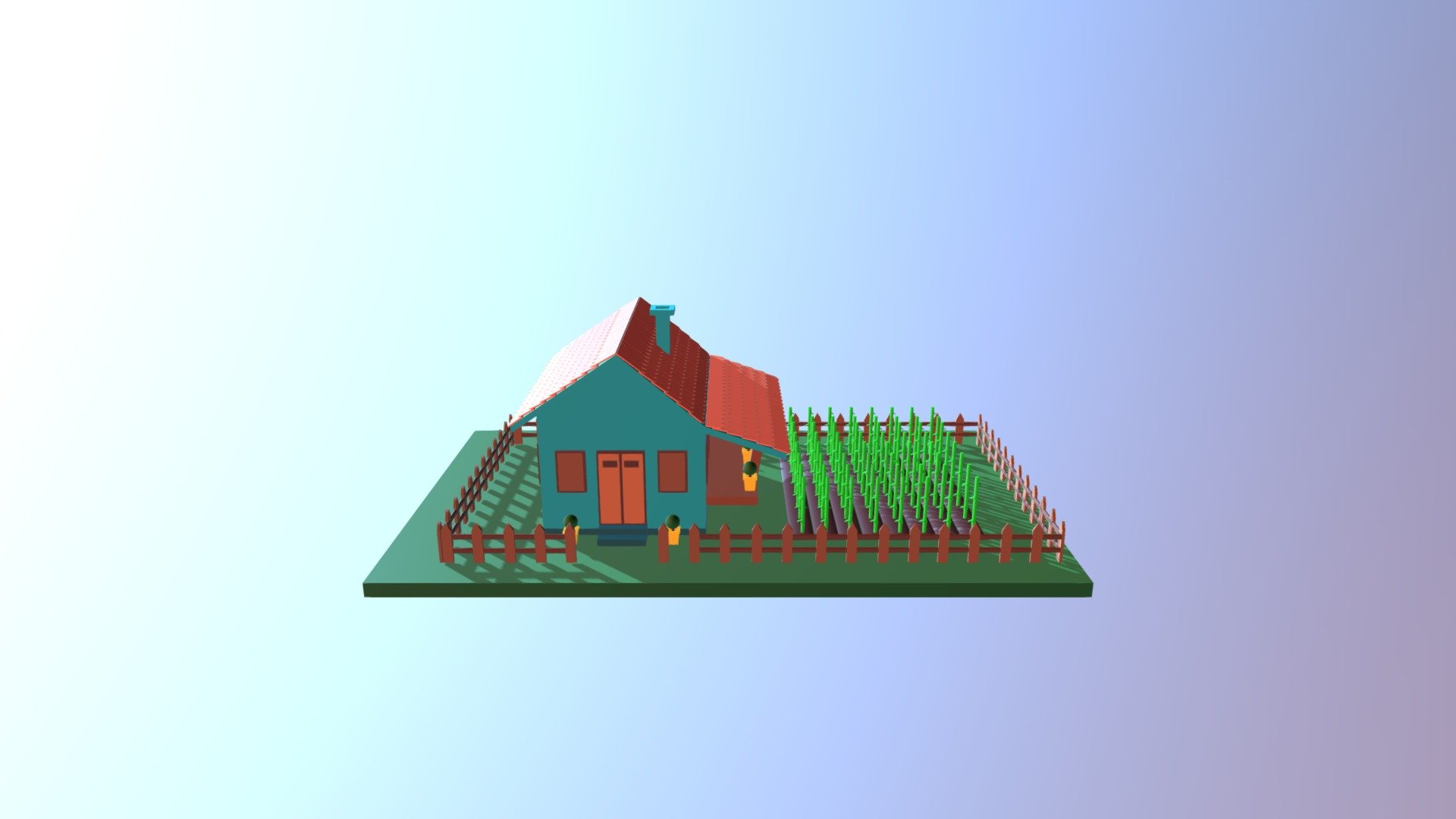 Low Poly Farm - 3D model by Bruno Perez (@kinggaru) [e8d9990] - Sketchfab