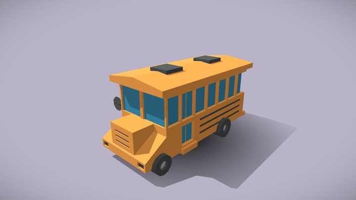 Schoolbus 3D models - Sketchfab