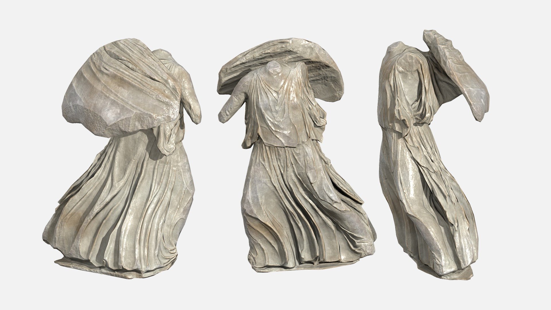 Statue | Sculpture | Low Poly 015 - Buy Royalty Free 3D model by ...