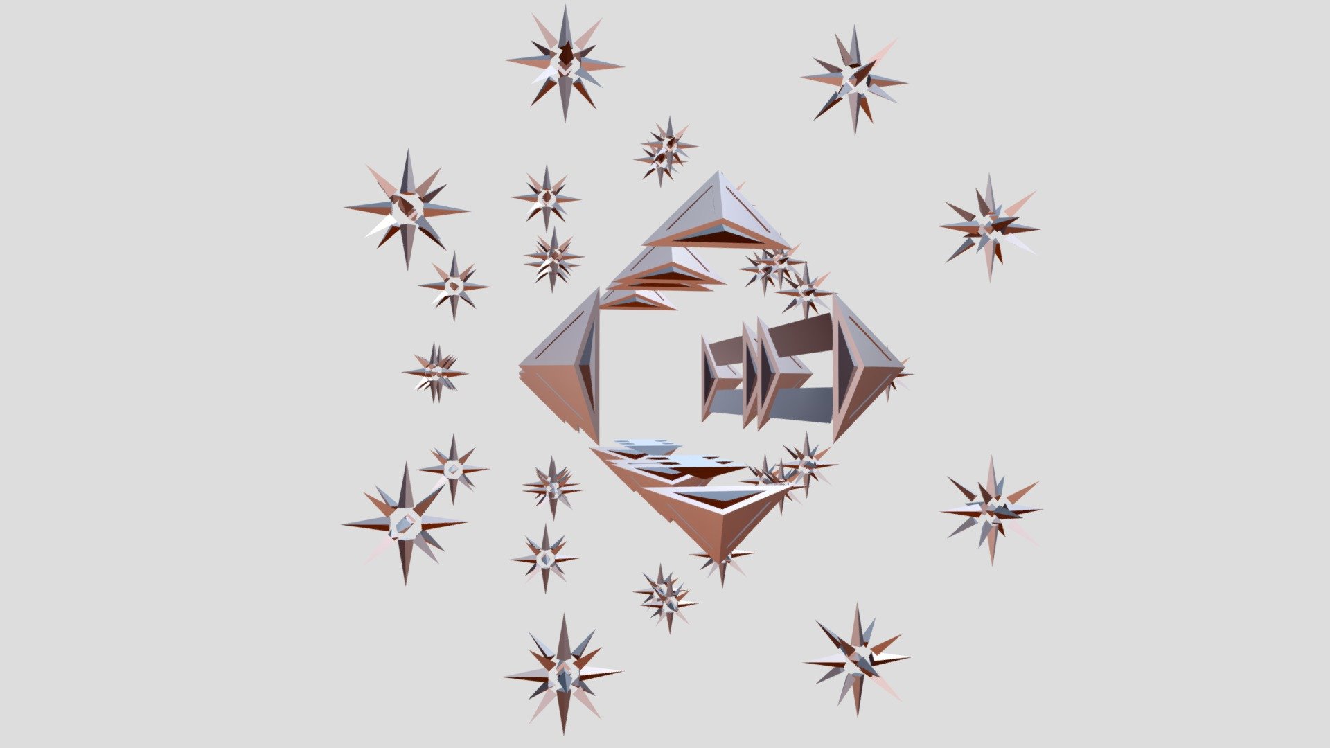 Deep Space Star-teleport corridor - Download Free 3D model by Trockk ...