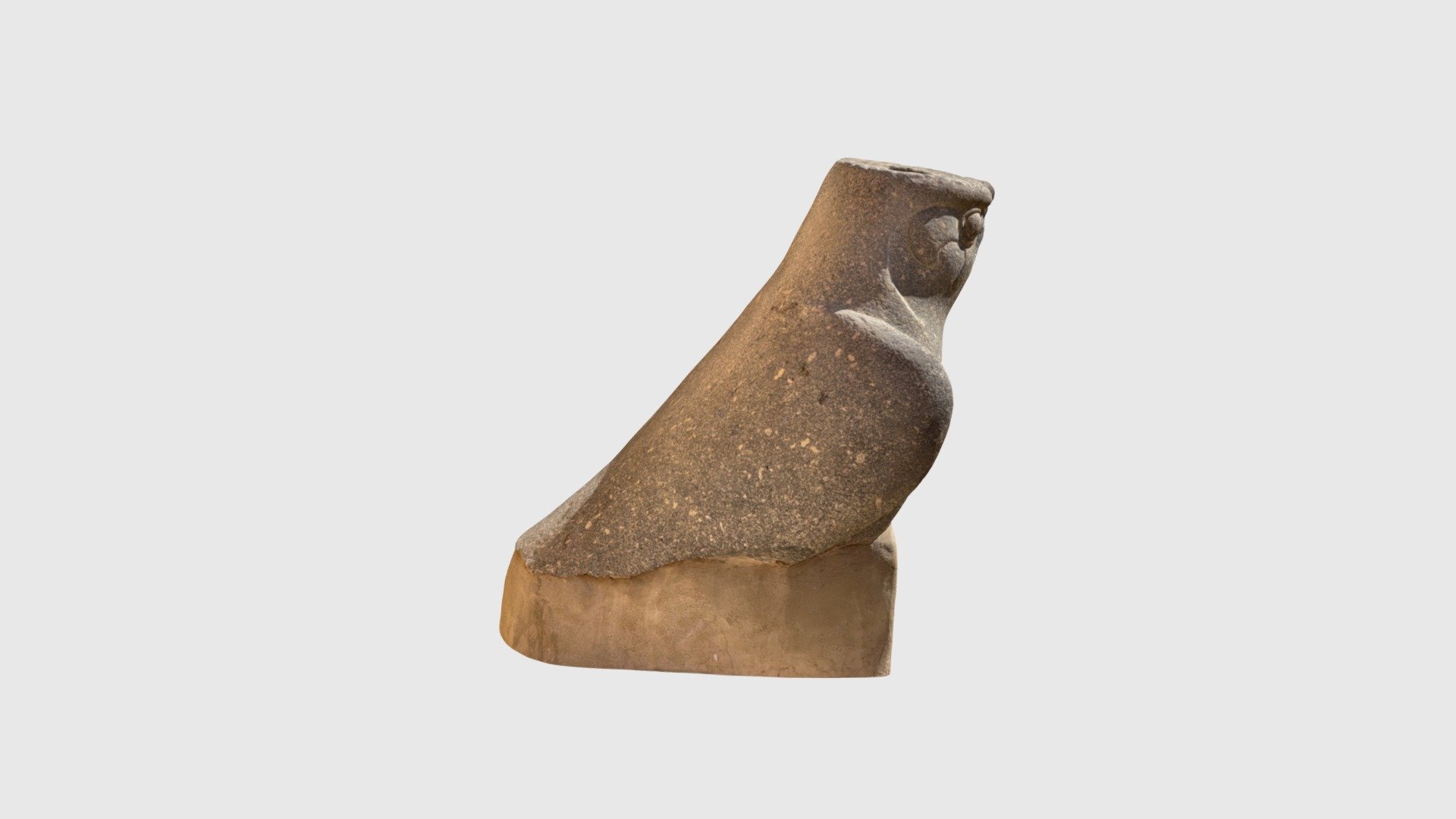 Horus Statue, Edfu Temple, Egypt - Download Free 3D model by ...