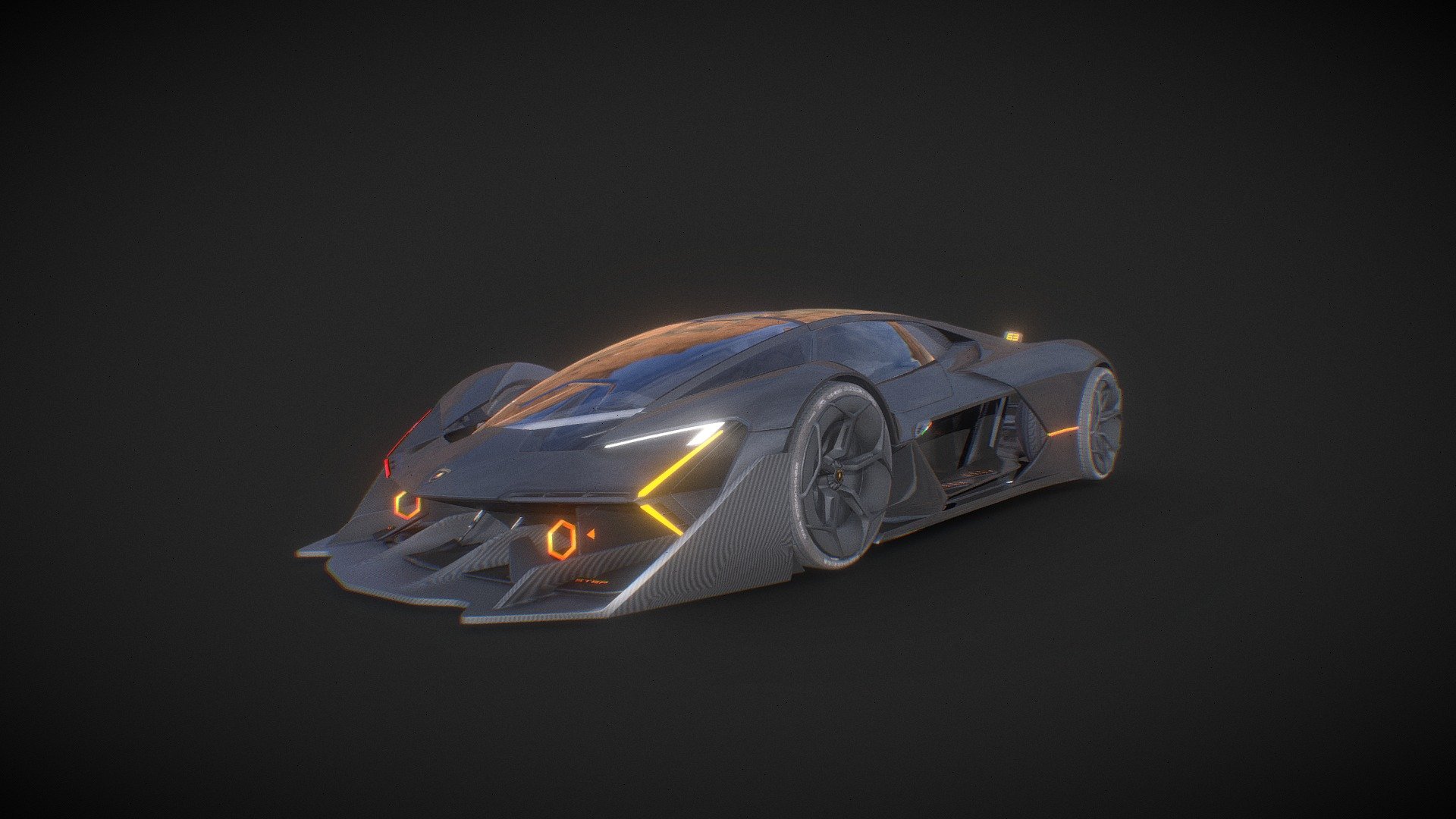 Custom Lamborghini Terzo Millennio - Download Free 3D model by Jumping Jax (@JumpingJax ...