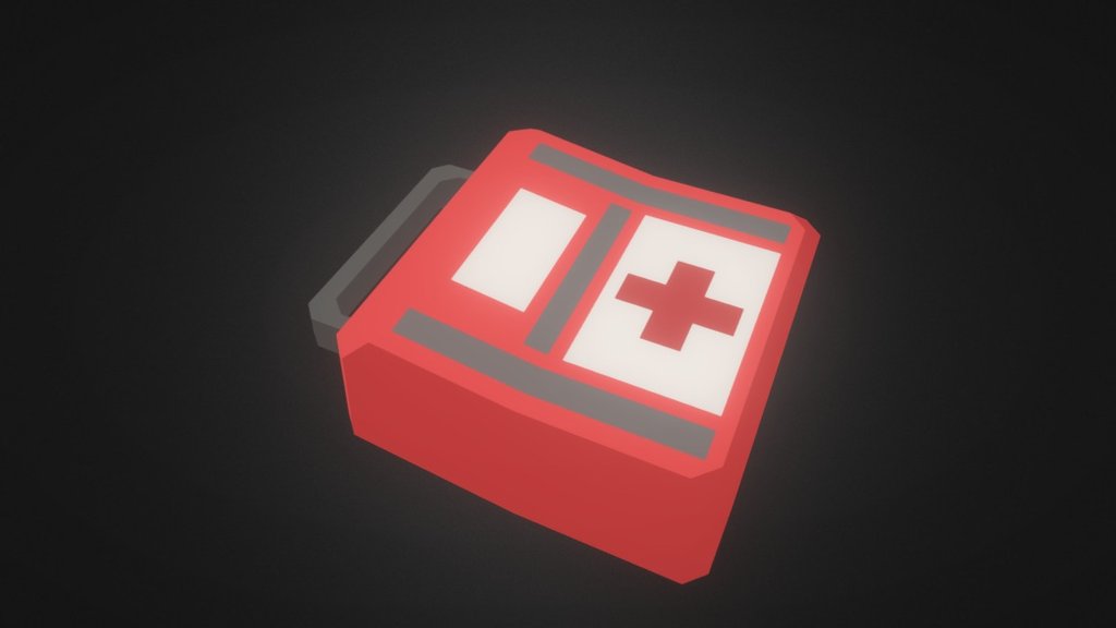 Low poly Medikit - 3D model by myoxus [e8dfc69] - Sketchfab