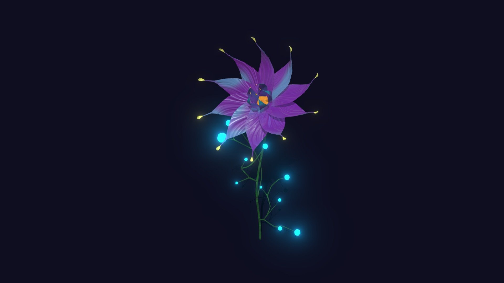 Flower Day 7 #3December2022Challenge - Download Free 3D model by Eduard ...