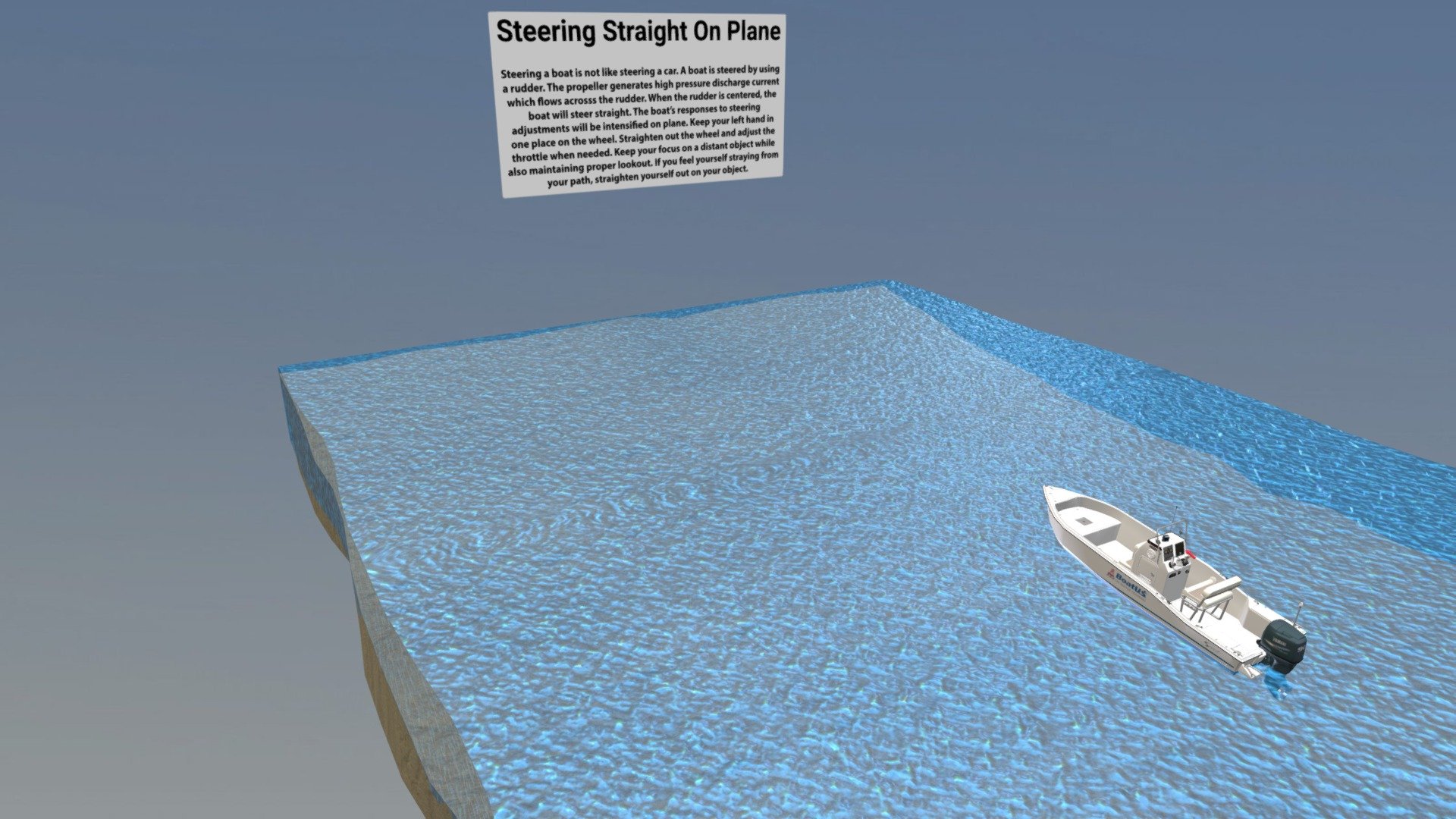 OWT - Steering Straight On Plane - 3D model by BoatUS Foundation ...